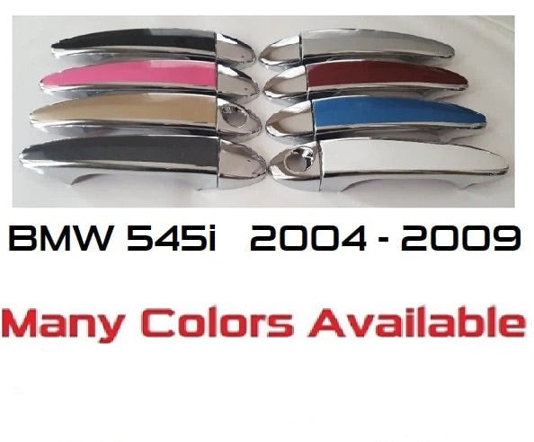 Custom Car Door Handle Overlays Covers For 2004 - 2009 BMW 545i Series ...